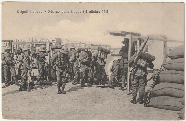 COLONIALI - TRIPOLITANIA - Tripoli Italiana - Lo Sbarco Delle Truppe ...
