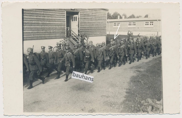PHOTO WEHRMACHT BARRACKS Ludwigsburg, soldiers steel helmet WW2 (9227x ...