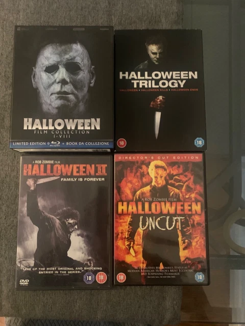 HALLOWEEN COMPLETE MOVIE Collection Blu Ray and DVDs £225.00 - PicClick UK