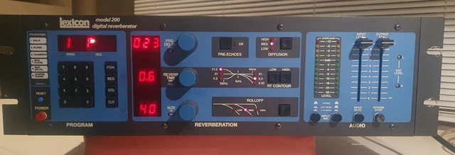 LEXICON 200 DIGITAL Reverberator, sehr seltenes Kultreverb, Topzustand ...