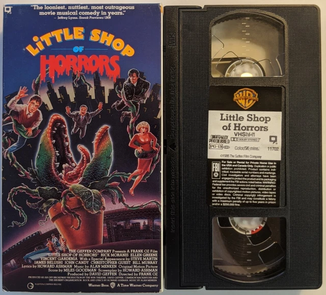 LITTLE SHOP OF Horrors 1992 90s Horror VHS Tape £9.35 - PicClick UK