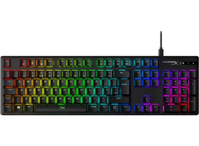 HYPERX ALLOY ORIGINS Mechanical Keyboard Red UK Layout £80.50 - PicClick UK