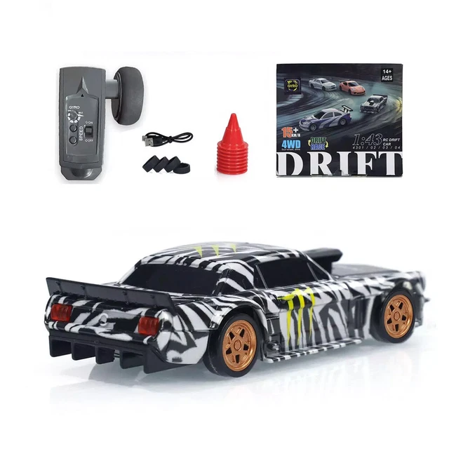 RC DRIFT RACE Car 1/43 Gyro 4×4 RTR Mini Car Toy High Speed Model Gift ...