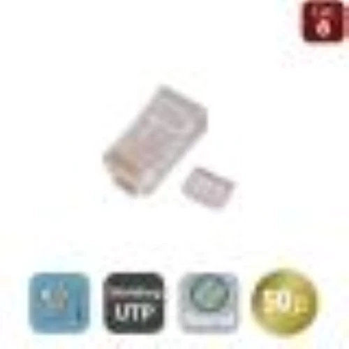 1370107 WP CABLING Plug Cat.6 Rj45 Utp Per Cavo Tondo Rigido EUR 28,99 ...