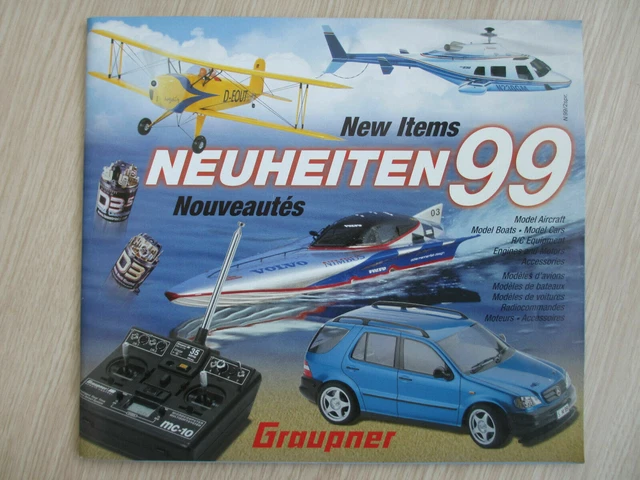 MINI CATALOGUE NOUVEAUTES 1999 GRAUPNER MODELLING MODELISME MODELLBAU ...