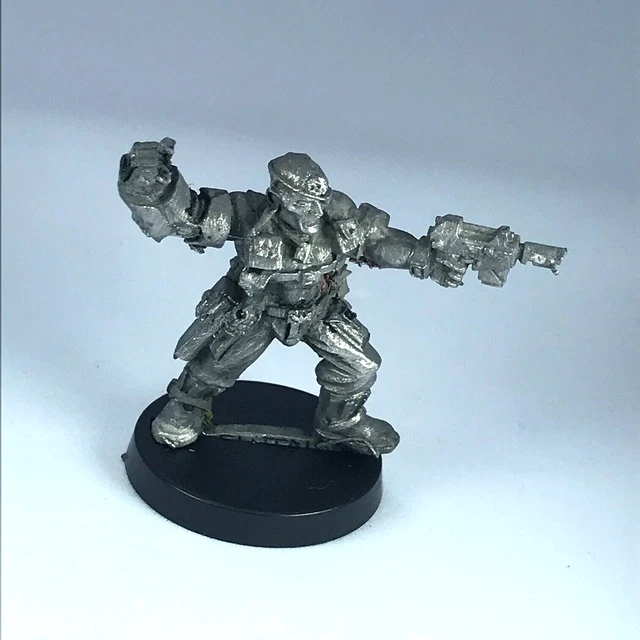 CATACHAN LIEUTENANT COMMANDER Imperial Guard Warhammer 40K Metal ...