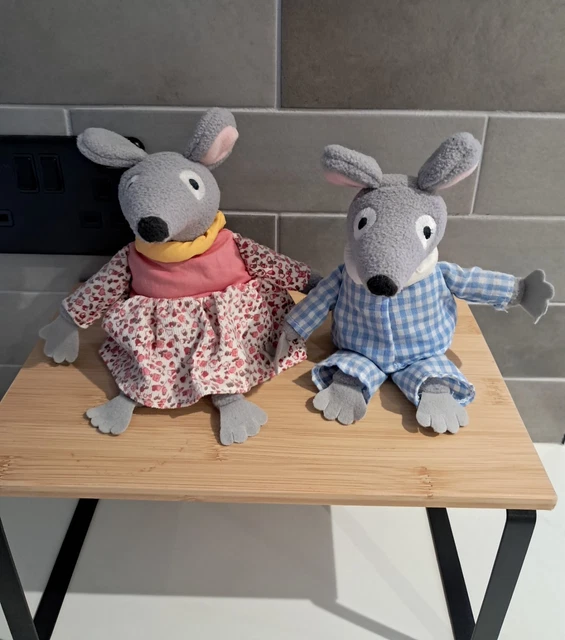 BAGPUSS SINGING MICE Lizzie/Charlie 2009 Posh Paws Musical Working ...