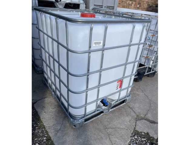IBC 1000 LITRES water tank cube 100% Animal safe steam cleaned 20 ...