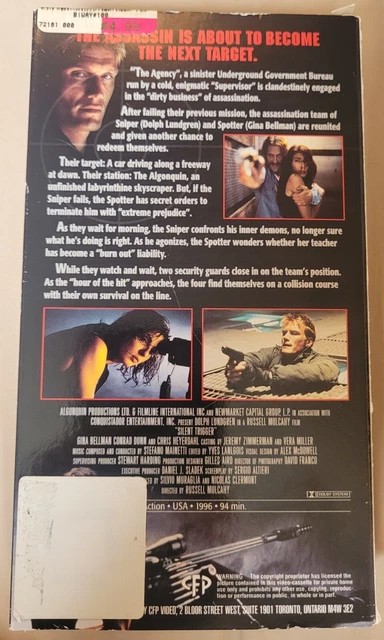 SILENT TRIGGER VHS CFP Video Dolph Lundgren $20.00 - PicClick CA