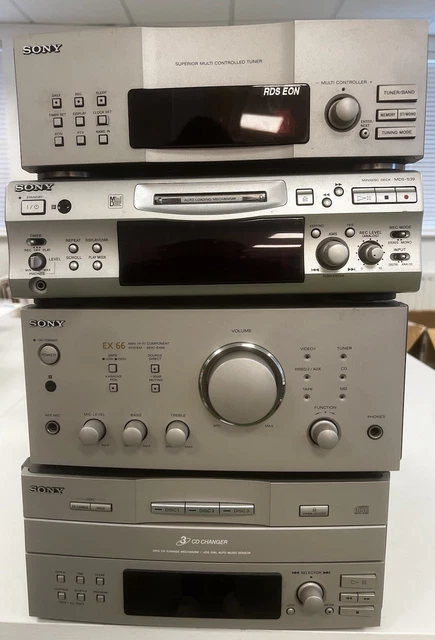 SONY HCD-MDS-S39 MINI disc Disk Stereo Hifi CD £30.00 - PicClick UK