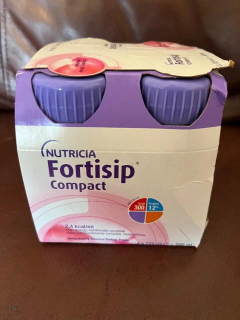 NUTRICIA FORTISIP COMPACT Energy Drink Strawberry 4 x 125ml £7.99 ...