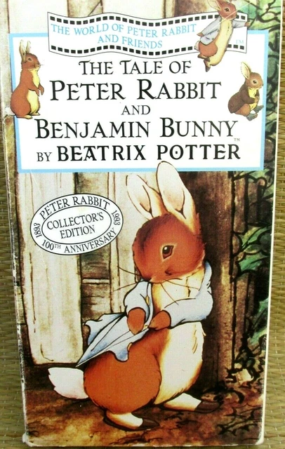 BEATRIX POTTER VHS The Tale of Peter Rabbit Benjamin Bunny Collectors ...