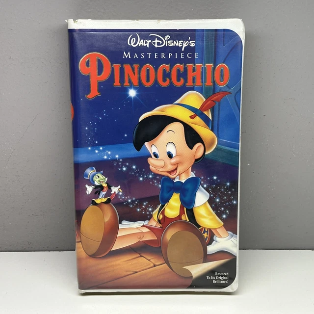 WALT DISNEY’S PINOCCHIO VHS Video Tape Masterpiece Collection BUY 2 GET 1 FREE! £2.55 - PicClick UK