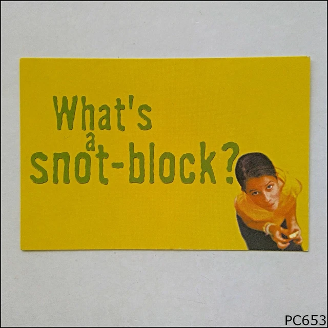 AVANT CARD #6635 Australian Word Map Snot-Block 2002 Postcard (C) (P653 ...
