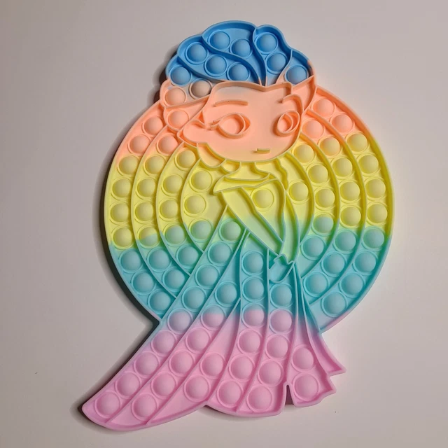 POPIT FIDGET TOY Push Bubble Sensory Stress Relief Kids Game Frozen ...