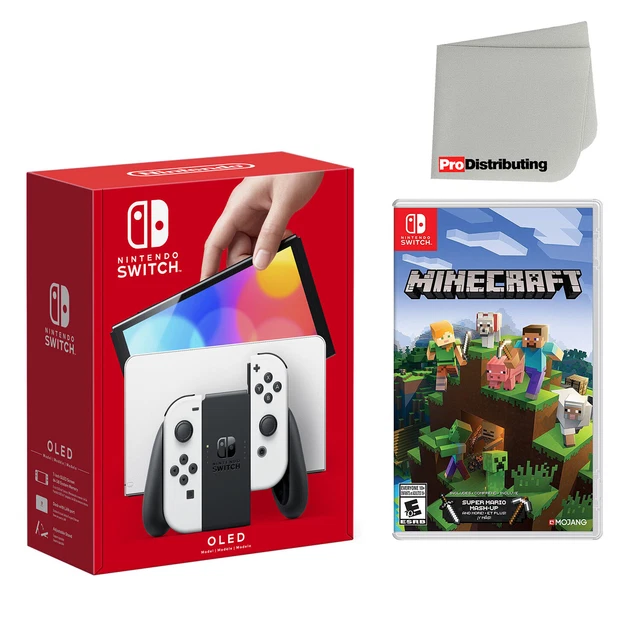 NINTENDO SWITCH OLED Console White with Minecraft £370.14 - PicClick UK