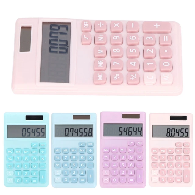 CALCULATORS 8 BIT Display Small Calculator Big Button Design For ...
