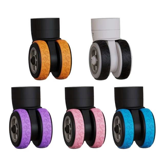LUGGAGE WHEEL PROTECTOR Covers Suitcase Wheel Covers Caster Shoes for ...