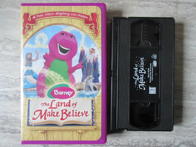 BARNEY THE LAND of Make Believe VHS Movie Purple Clamshell $9.99 ...