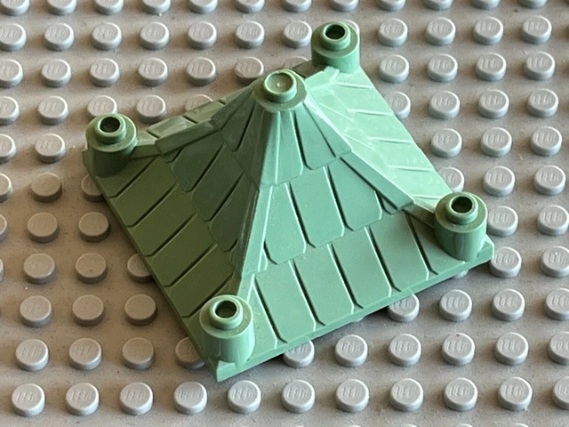 LEGO HARRY POTTER Roof Sandgreen Roof 6x6x3 ref 30614 / set 4706 4705 ...