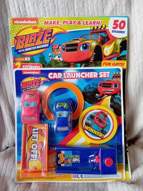 BLAZE AND THE Monster Machines Magazine Comic Toys Stickers Car ...