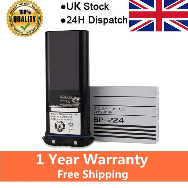 BATTERY 750MAH FOR Icom IC-M32, IC-M31, IC-M90, IC-M90E, BP-224 £24.66 ...