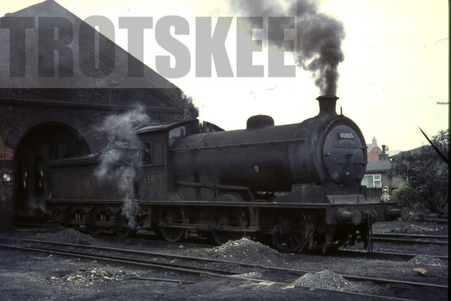 35MM SLIDE BR British Railways Steam Loco 65805 Class J27 c1966 ...