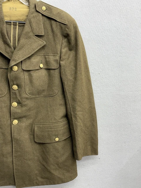 WW2 US ARMY Class A 4 Pocket Jacket Mens Size 42S 1940 Dated £49.09 ...