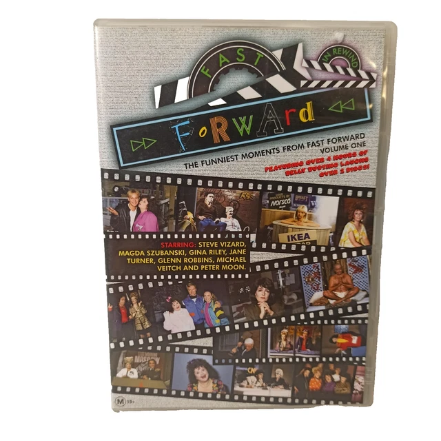 FAST FORWARD VOLUME 1 DVD Funny Moments Australian Comedy Sketch Region ...