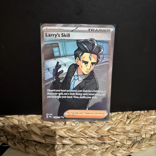 POKÉMON TCG PRISMATIC Evolutions Trainer Larry's Skill Full Art Card ...
