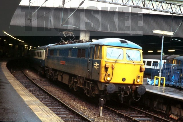 35MM SLIDE BR British Rail Electric Loco Class 87 87021 Euston 1979 ...