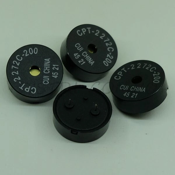 PIEZO BUZZER TRANSDUCER 90dB 20V 10mA 4kHz CPT-2272C-200 CUI Devices ...