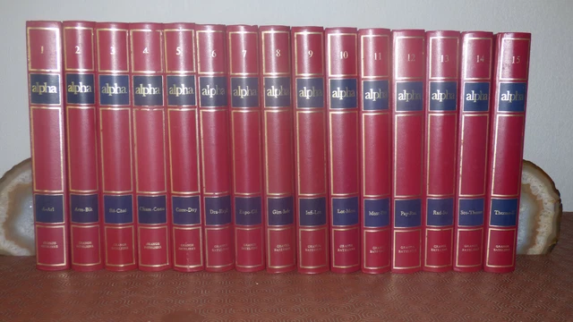 ENCYCLOPÉDIE ALPHA COLLECTION complète en 15 volumes EUR 49,00 - PicClick FR