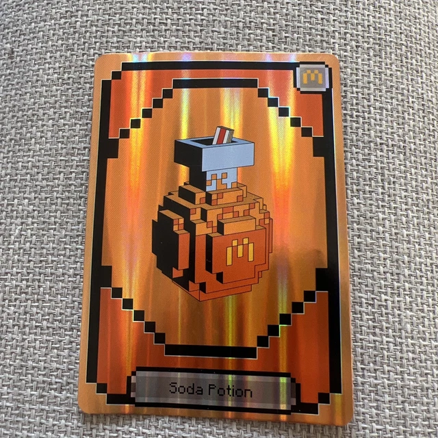 MCDONALD’S MINECRAFT SODA potion Game Code Only Email/Message Delivery ...