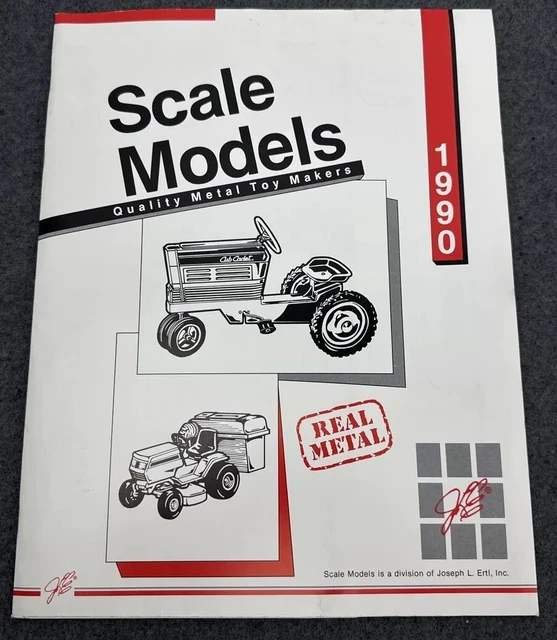 VTG ERTL DIE Cast Scale Model Toy Tractor Vehicle Catalog Folder ...