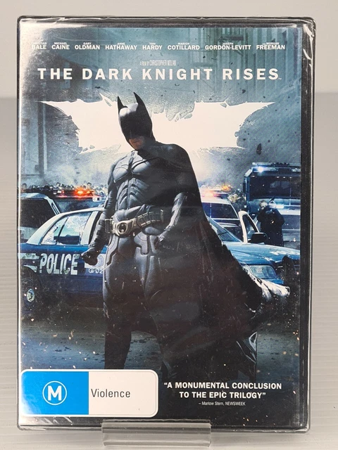THE DARK KNIGHT Rises DVD Anne Hathaway Christian Bale Gary Oldman ...