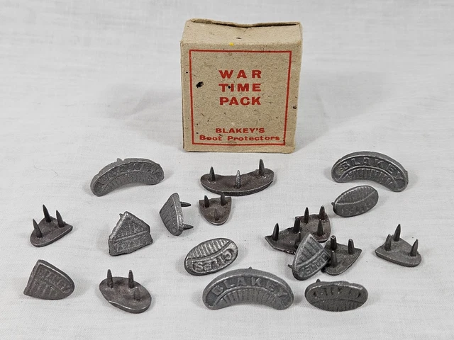 ORIGINAL WW2 WARTIME British Army Boot Shoe Blakey's Steel Sole ...