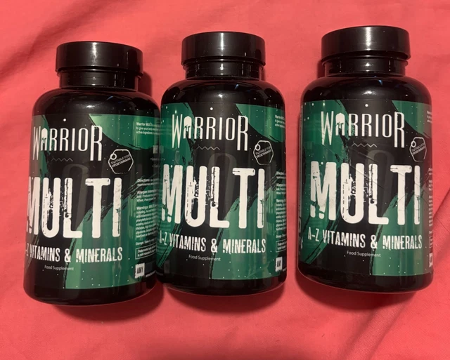 WARRIOR MULTI VITAMINS & Minerals 60 tablets x3 £19.34 - PicClick UK