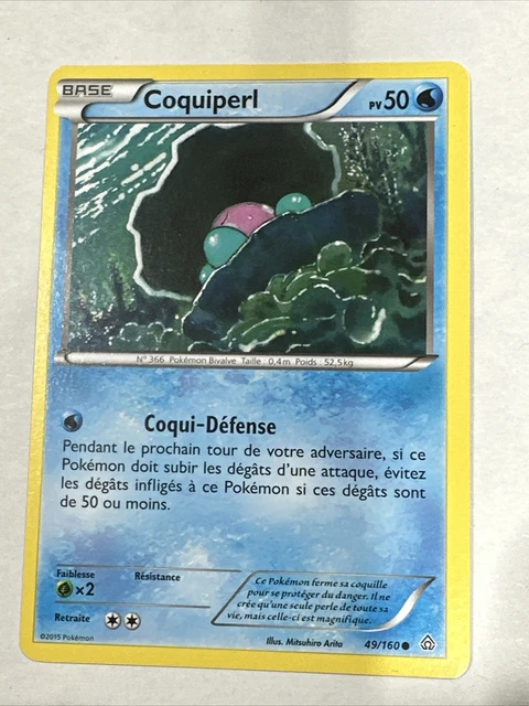 CARTE POKÉMON 49/160 Coquiperl Série XY05 - Primo Choc EUR 1,00 - PicClick FR