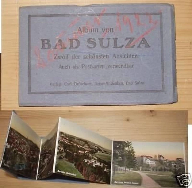 33161 ANSICHTSKARTEN MAPPE mit 12 Karten von Bad Sulza EUR 27,99 ...