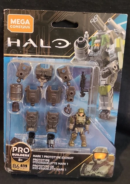 MEGA CONSTRUX HALO Pro Builders Mark 1 Prototype Exosuit Figure Set New ...