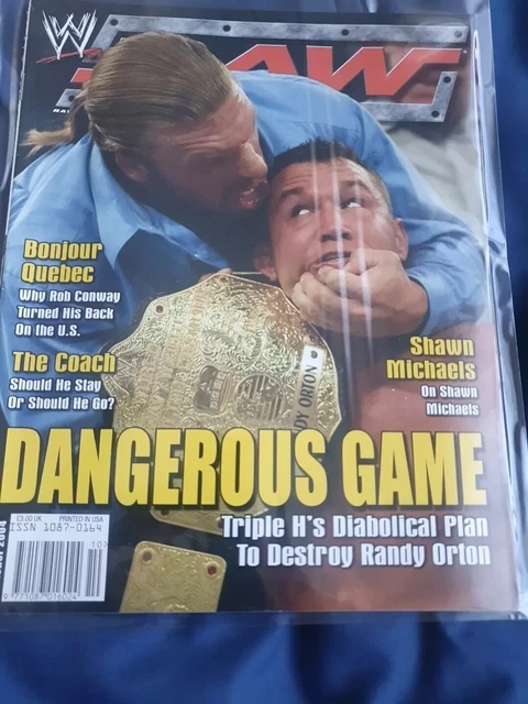 WW RAW MAGAZINE October 2004 Dangerous Game £5.95 - PicClick UK