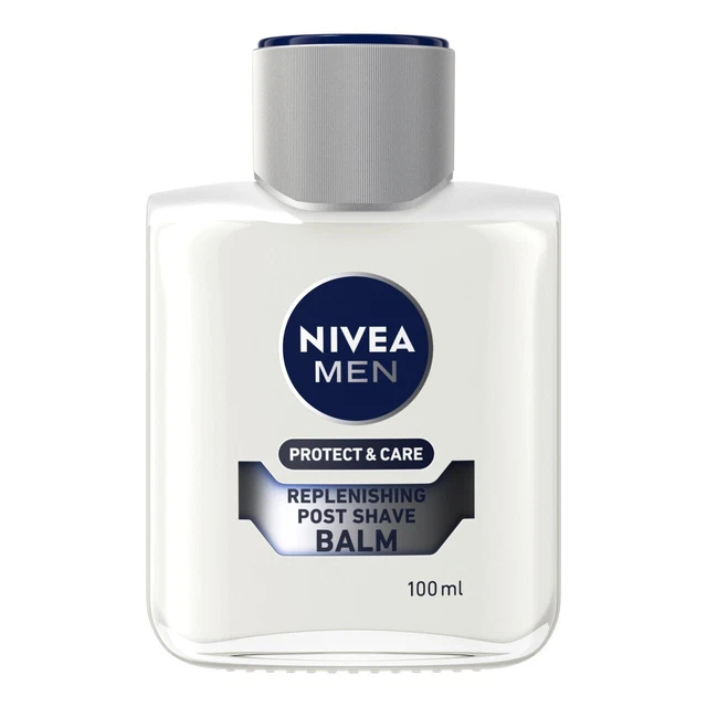NIVEA MEN PROTECT Replenishing Post Shave Balm,Aftershave Balm With ...