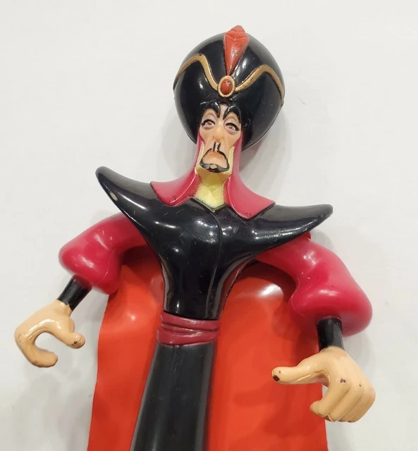DISNEY JAFAR FIGURE Aladdin 5.5" Mini Cake Topper Pvc Toy Mattel 1992 ...