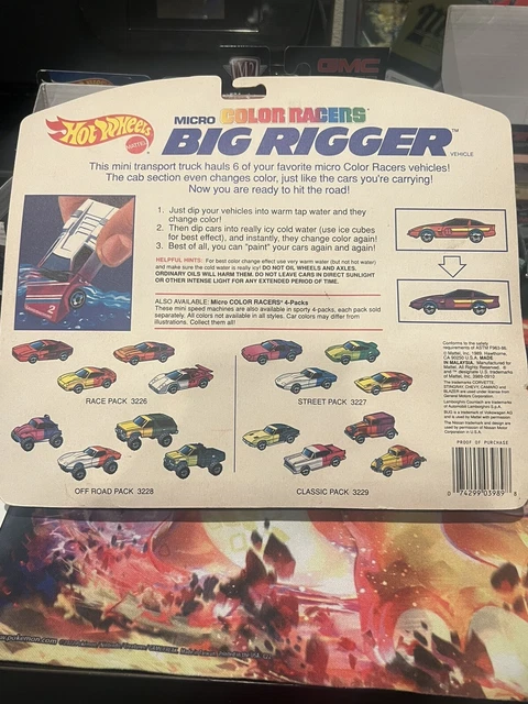 HOT WHEELS MICRO Color Racers Big Rigger with Ferrari / Porsche ...