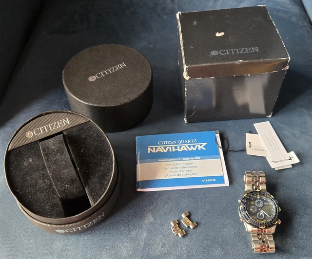CITIZEN C300-Q00842 PROMASTER Navihawk BLUE ANGELS watch world time ...