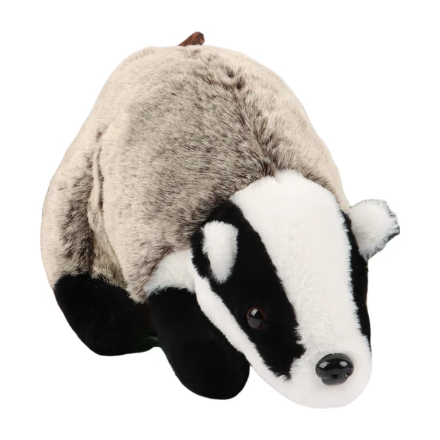 BADGER PLUSH TOY Stuffed Animal Cute Badger Doll Soft Animal Plush Doll ...