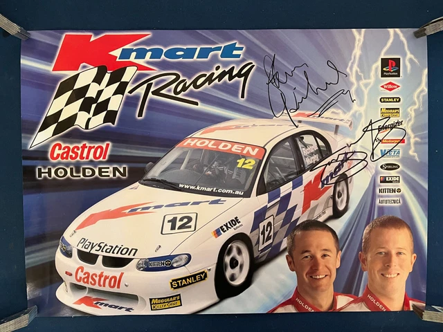 V8 SUPERCARS KMART Racing Signed by Greg Murphy & Steven Richards. 595 ...