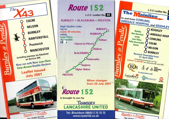 TRANSDEV BLAZEFIELD BUS timetable leaflets x 8 EUR 5,83 - PicClick IT