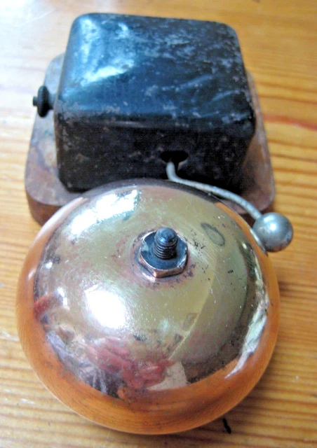 ORIGINAL VINTAGE ELECTRIC GPO No56D E30 235 BRASS TELEPHONE EXTENSION ...